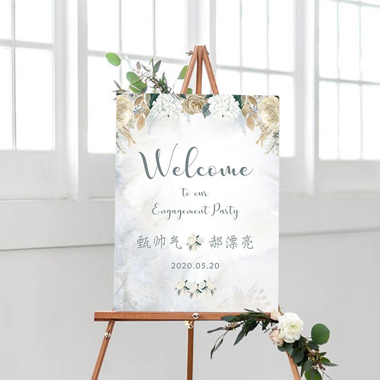 Wedding Sign Pvc Welcome Back School Sign Board Freestanding Outdoor ...