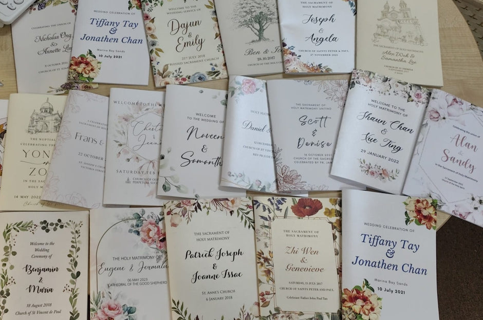 Church Booklet | Holy Matrimony | order of service programme – Wforwedding