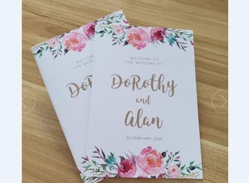 Church Booklet | Holy Matrimony | order of service programme – Wforwedding